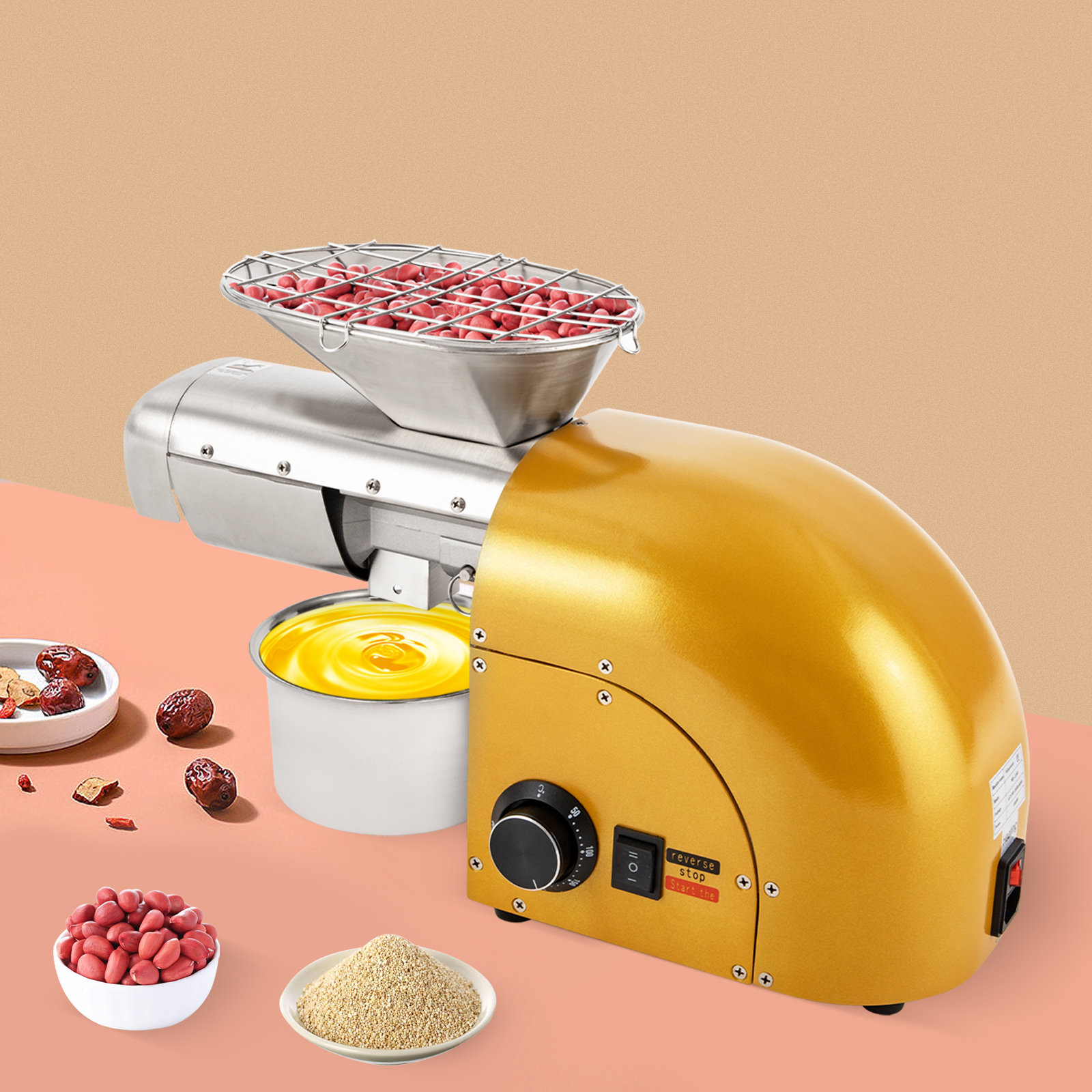 YXSUN 1800W Small Oil Press - Wayfair Canada