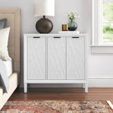 Three Posts™ Alta 3-Door Accent Cabinet & Reviews | Wayfair
