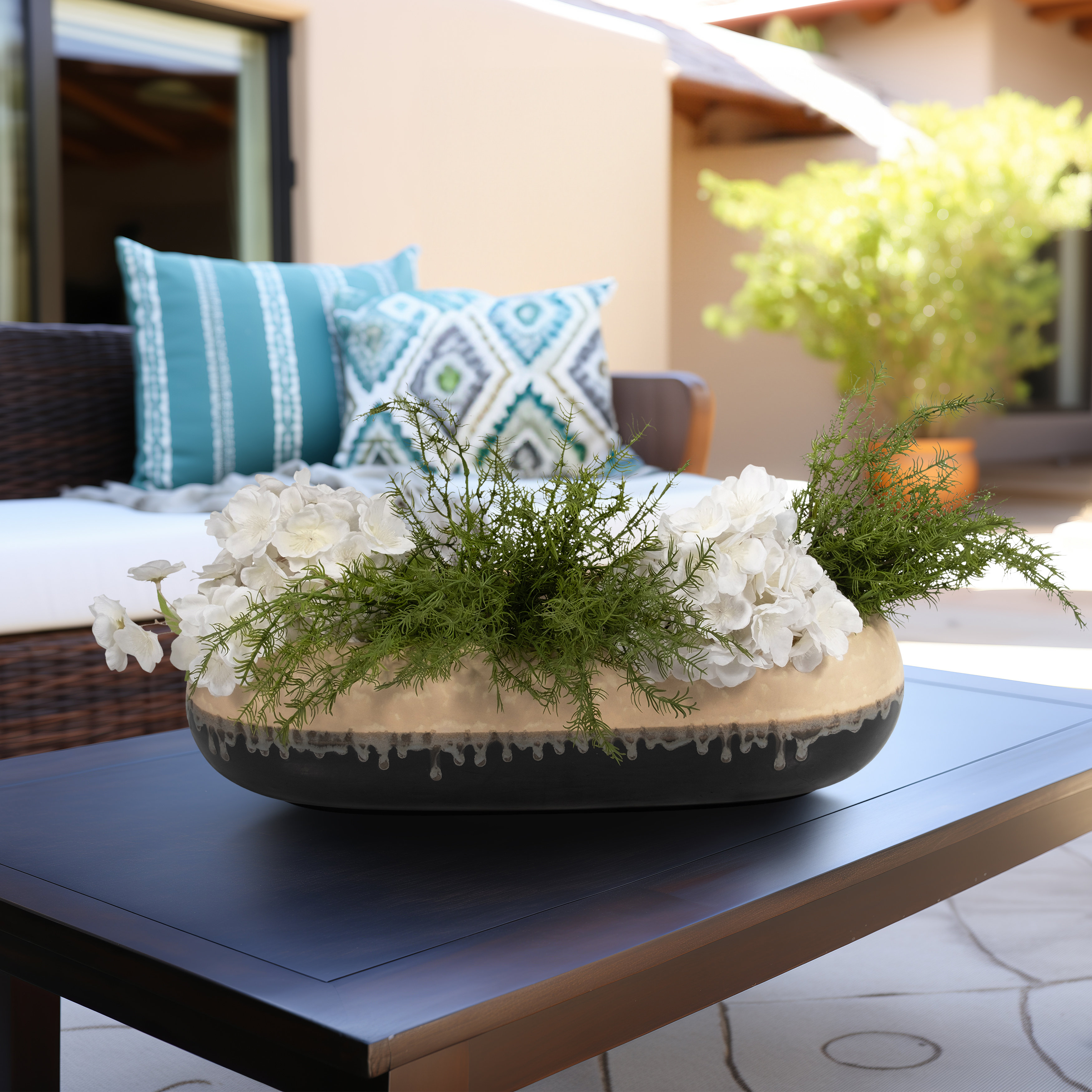 Ivy Bronx Alondra Stoneware Ceramic Bowl - Exquisite Home Decor for ...