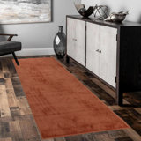 Cotton Orange Area Rugs You'll Love | Wayfair