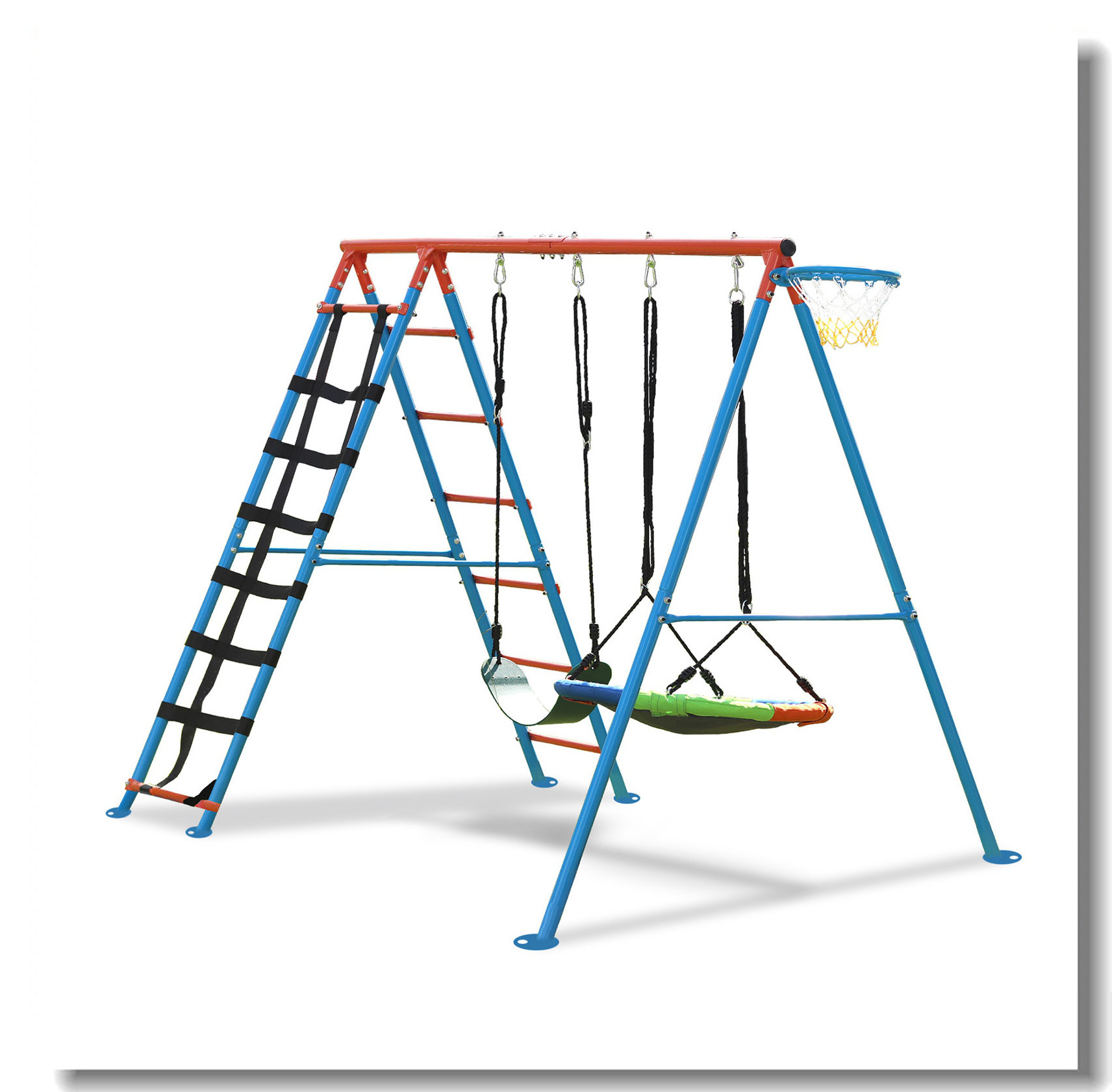 yuanhuan Swing Sets For Backyard, 550LBS Swingset Outdoor For Kids ...