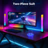 Metro Lane 2x Smart RGB LED Light Bar Ambient Lamp Color Changing Music ...