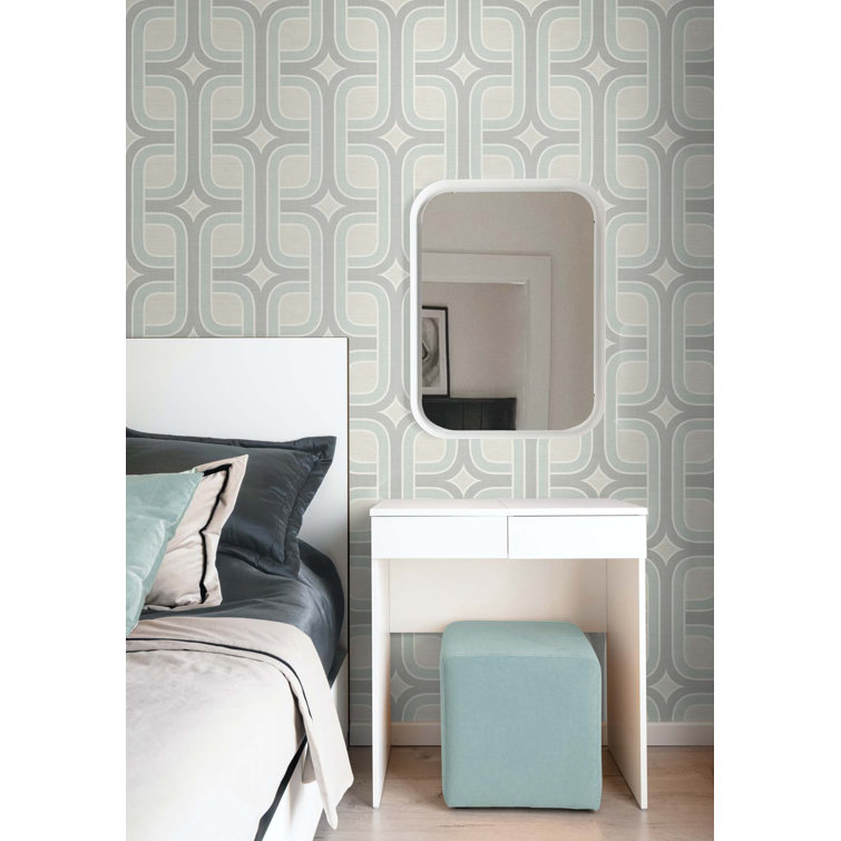 Ivy Bronx Allicyn Geometric Wallpaper | Wayfair
