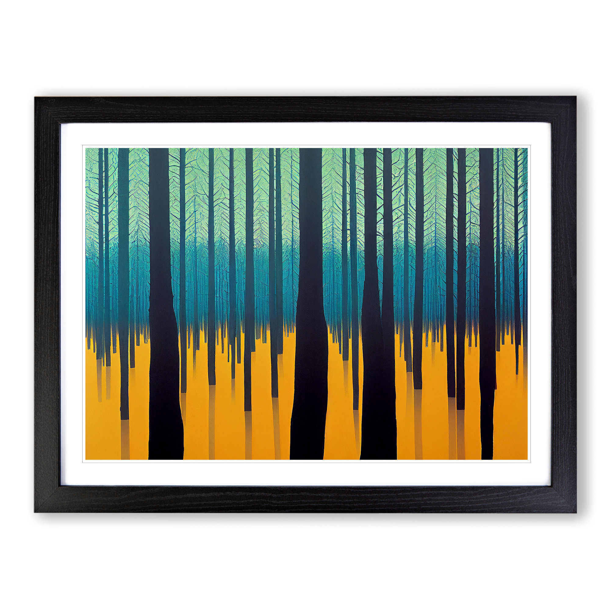 Alpen Home Reflective Forest - Picture Frame Painting | Wayfair.ie