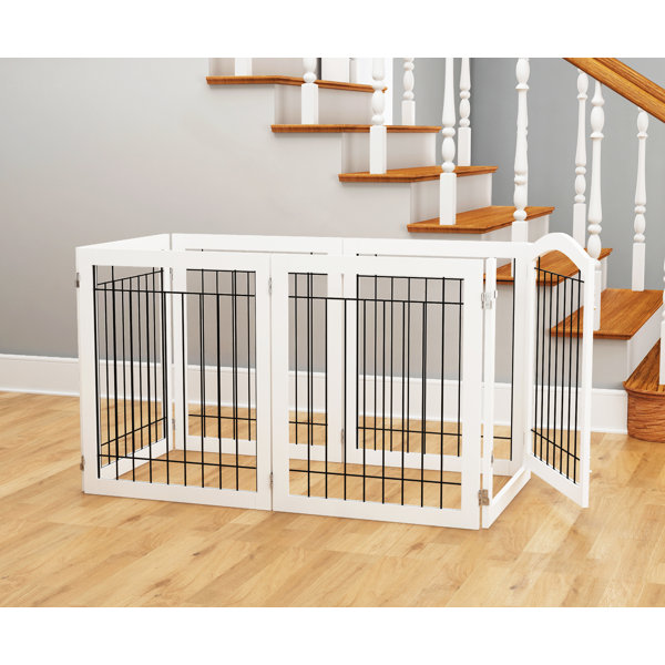 Tucker Murphy Pet™ Schofield Free Standing Pet Gate With Door & Reviews ...
