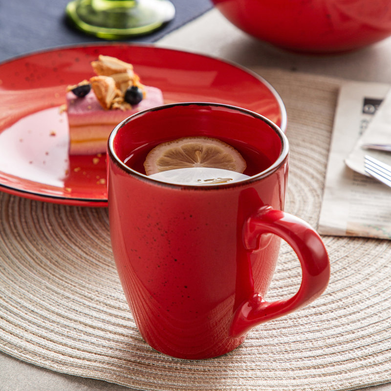 Union Rustic Aagman 16 Piece Stoneware Dinnerware Set - Service for 4 ...