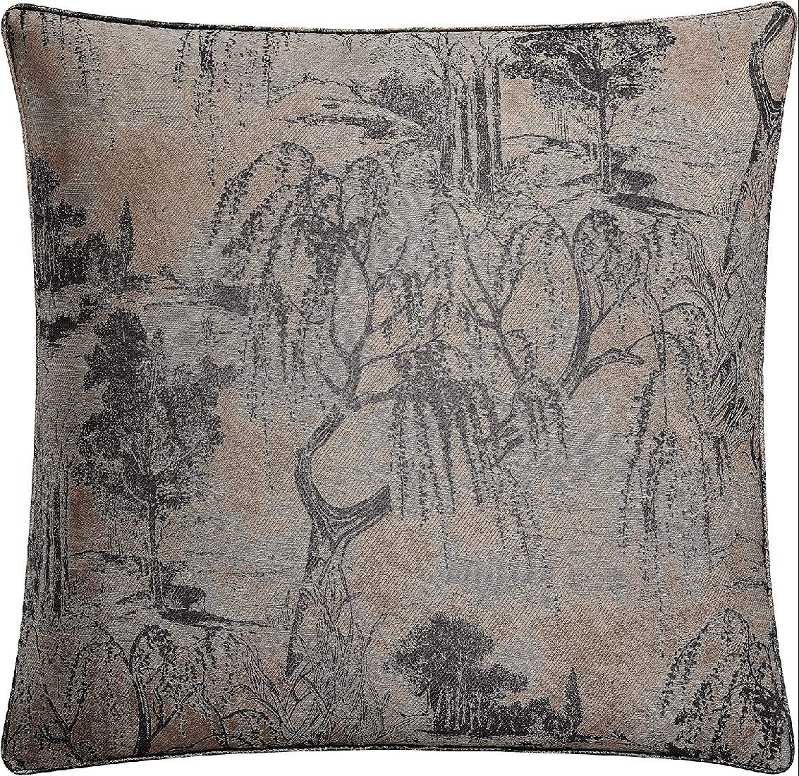 HiEnd Accents Pastoral Jacquard Metallic Floral Jacquard Abstract ...