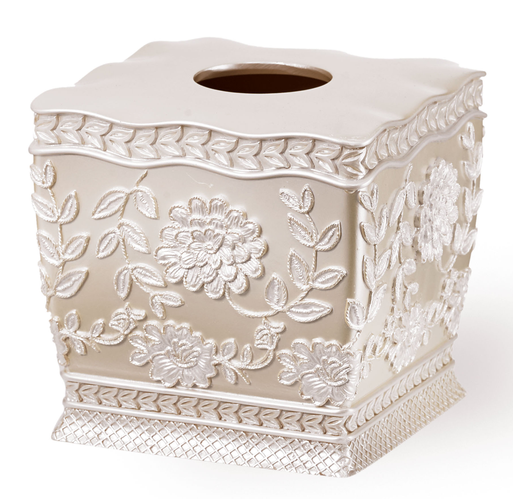 House of Hampton® Rose Vine Tissue Box beige & Reviews | Wayfair