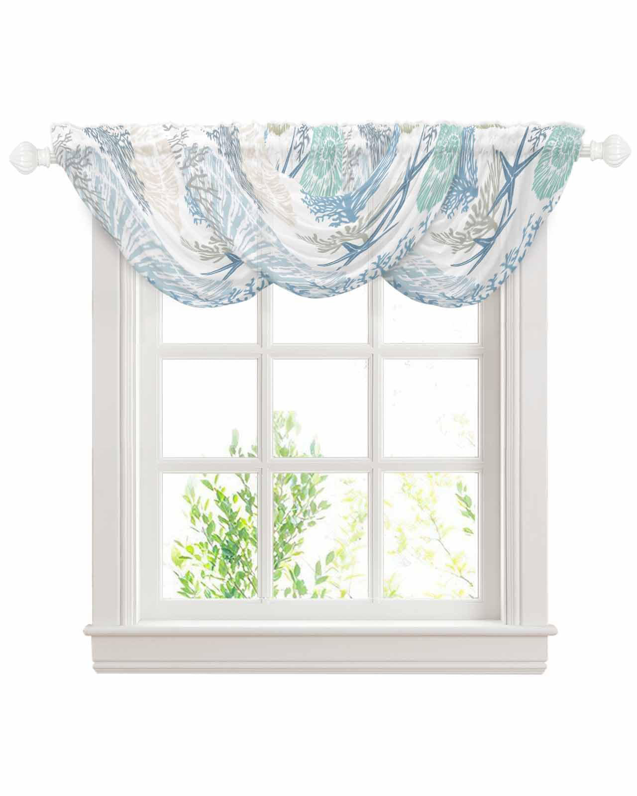 Remorb 3 Panel Waterfall Valance for Windows | Wayfair
