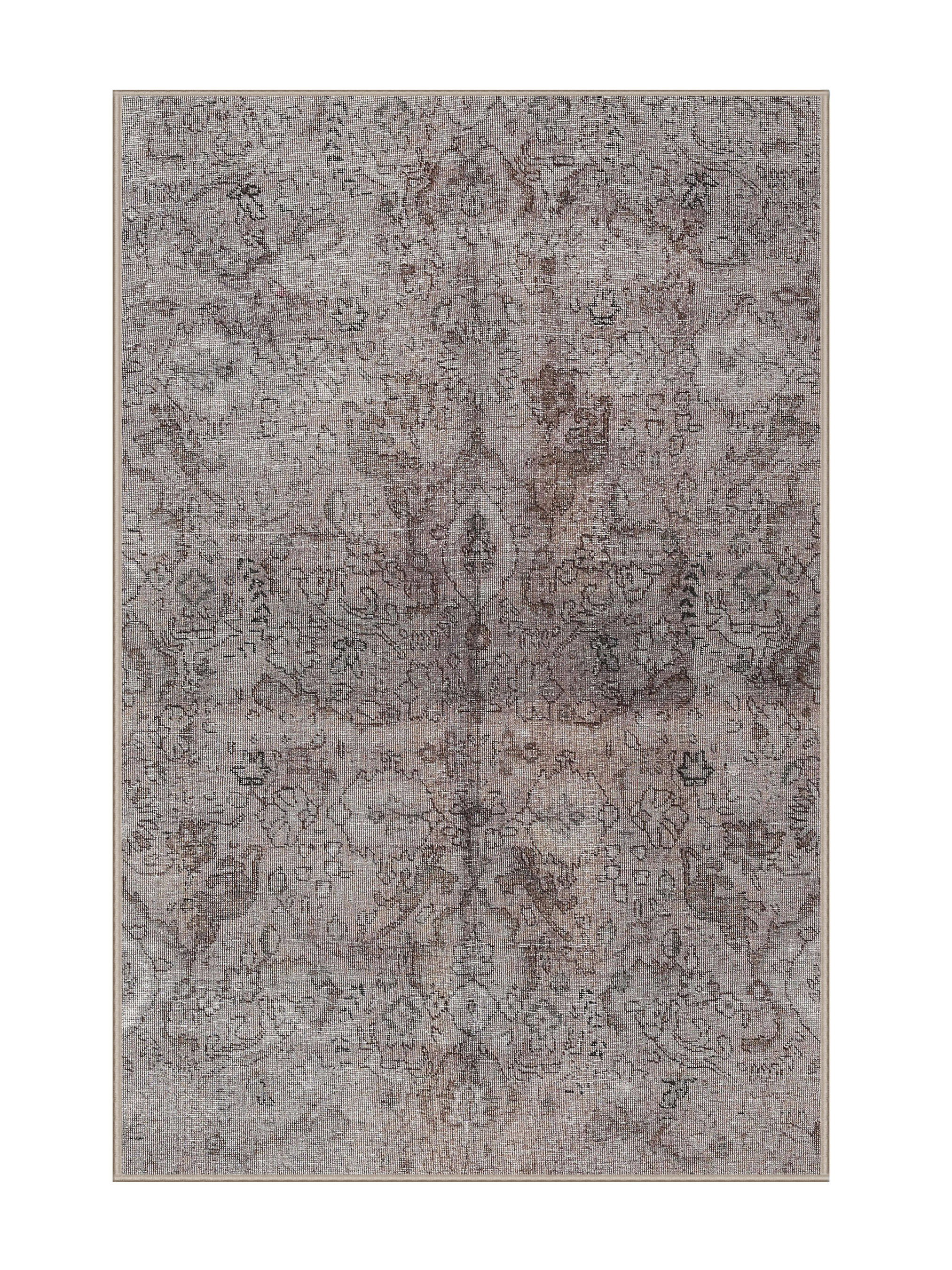 Bloomsbury Market Keriann Traditional Gray/Black Area Rug - Wayfair Canada