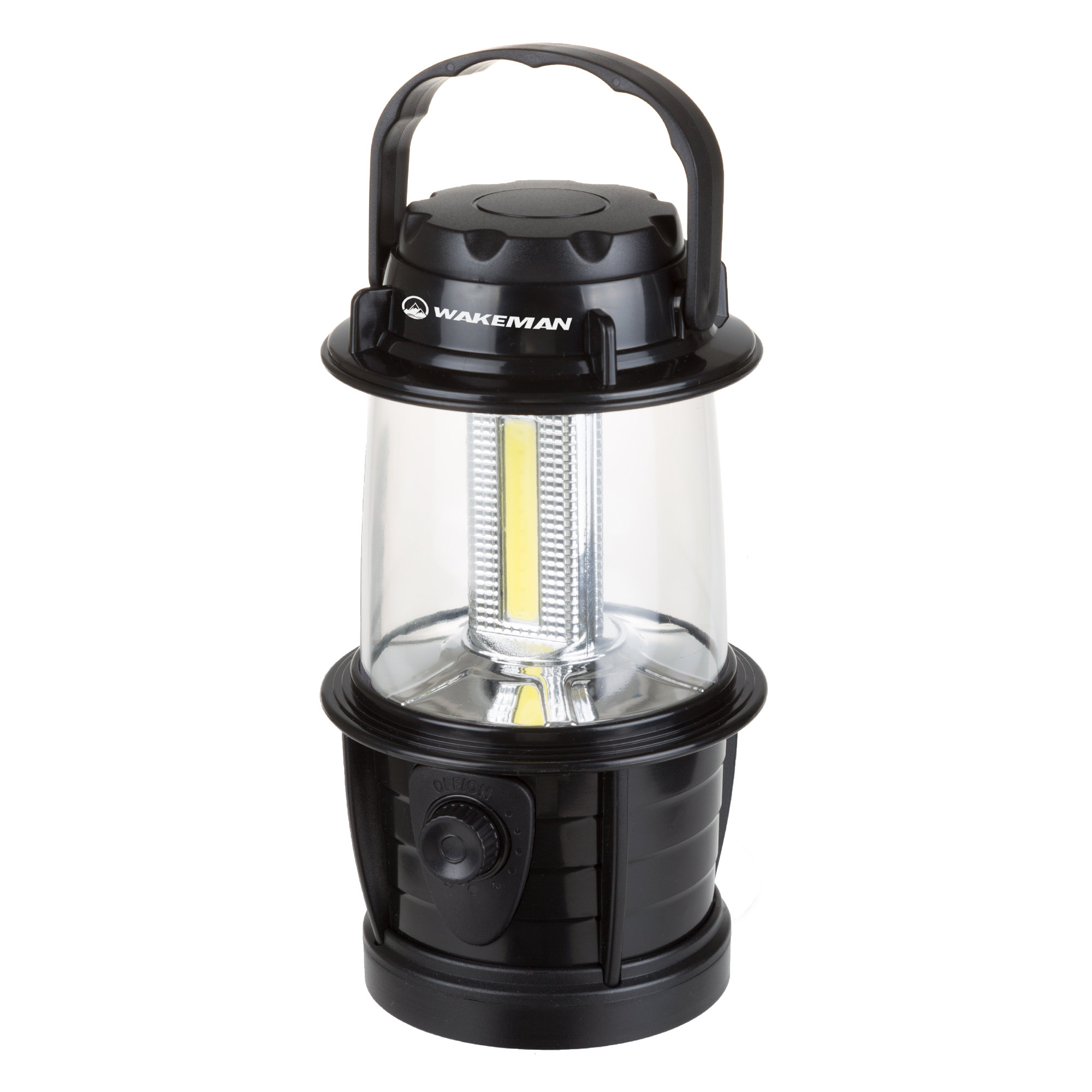 Wakeman Battery-Powered LED Camping Lantern - Adjustable Battery ...