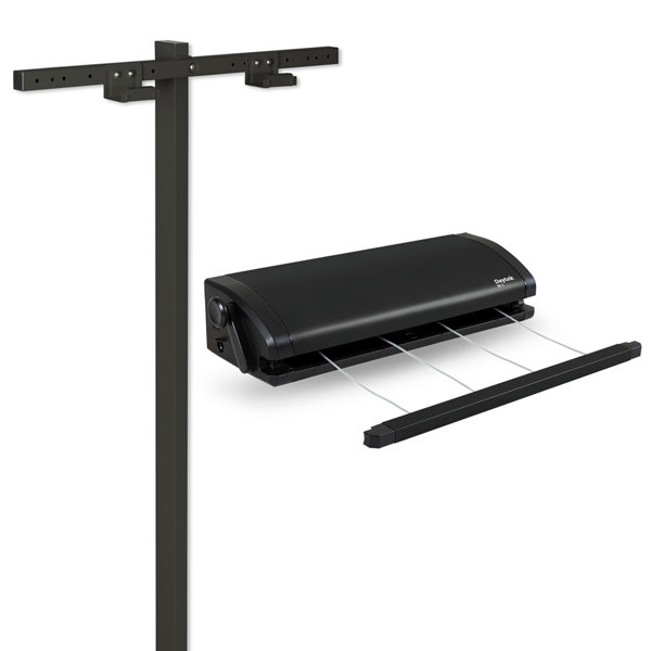 Daytek Steel Retractable Clothesline with Steel Post & Reviews | Wayfair