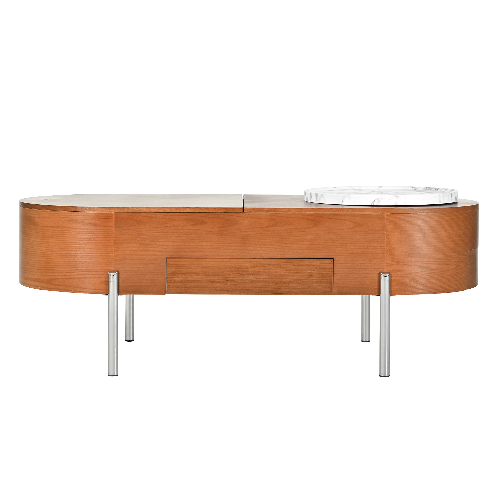George Oliver 47.2'' Lift Top Coffee Table With 360-Degree Rotating ...