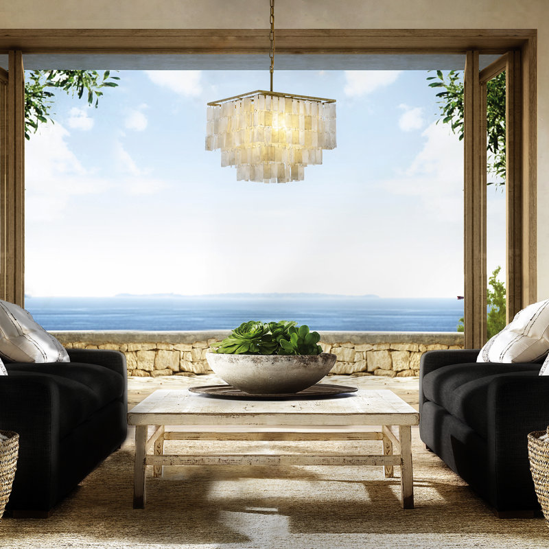 Rosecliff Heights Addyson 3-Light Unique/Statement Square Coastal ...