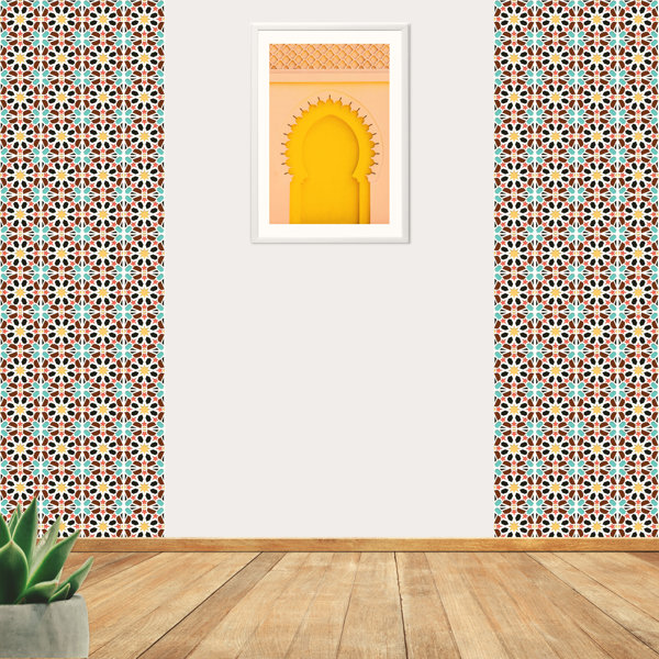 Bay Isle Home Sevanna 3m x 1.2m Textured Matte Peel and Stick Wallpaper ...