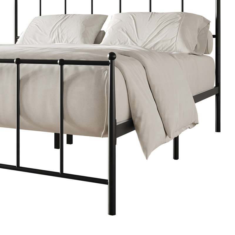 Ebern Designs Makaelyn Metal Open-Frame Bed & Reviews | Wayfair