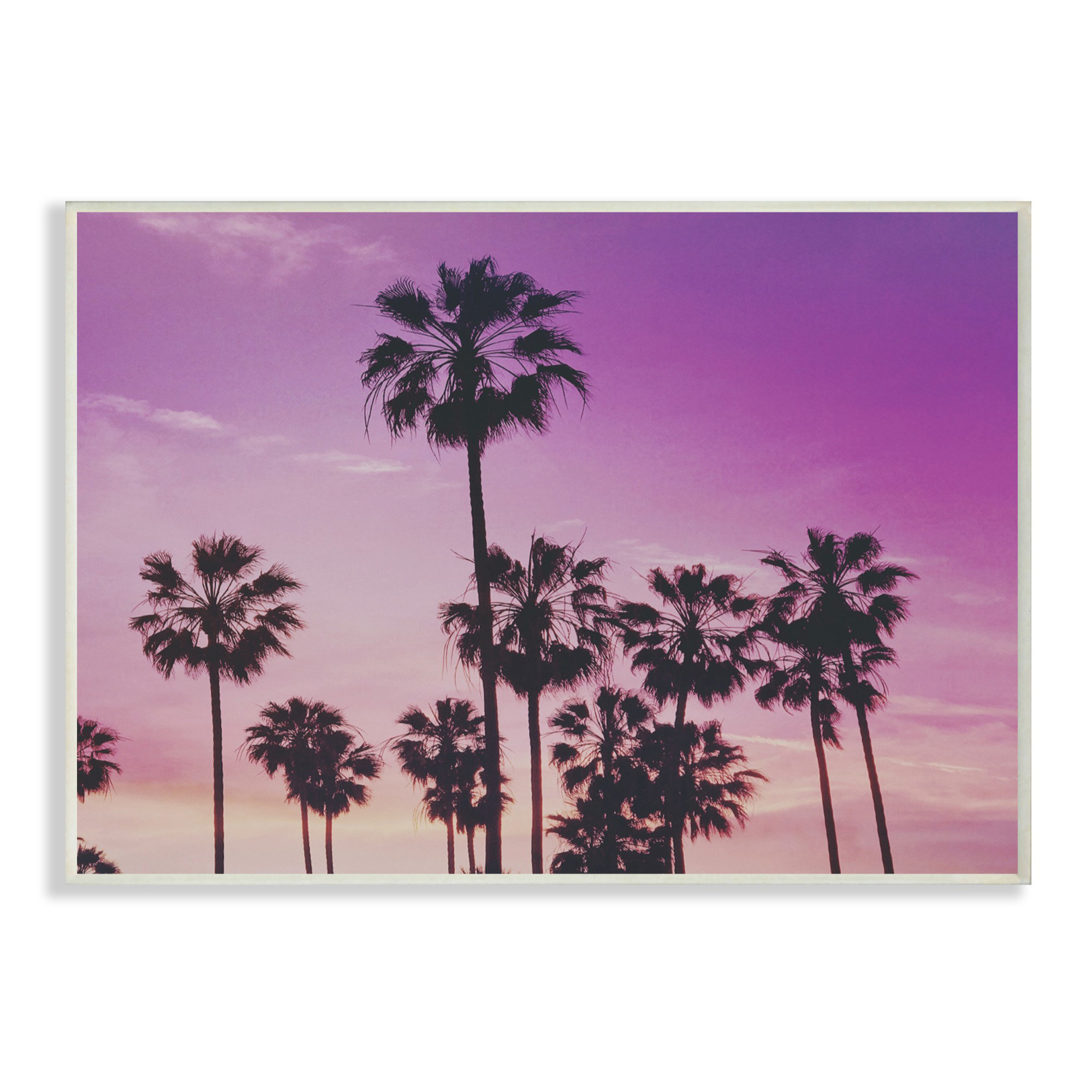 Bay Isle Home™ 'Tropical Purple Palm trees' Photographic Print ...