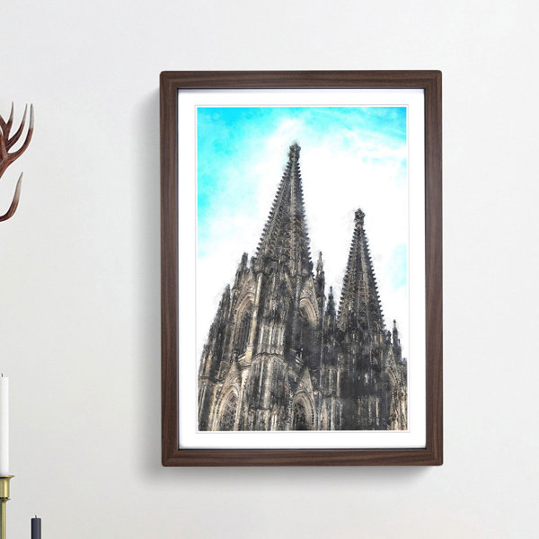 East Urban Home Cologne Cathedral Germany - Picture Frame Painting ...