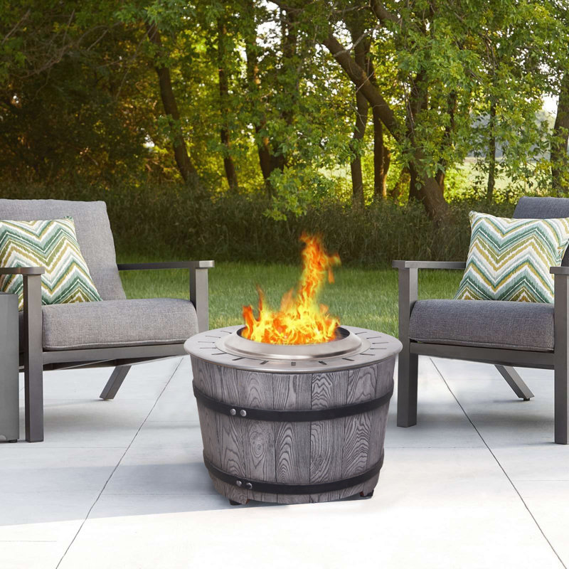 Loon Peak Friedlenchen 15 H Outdoor Wood-Burning Smokeless Fire Pit ...
