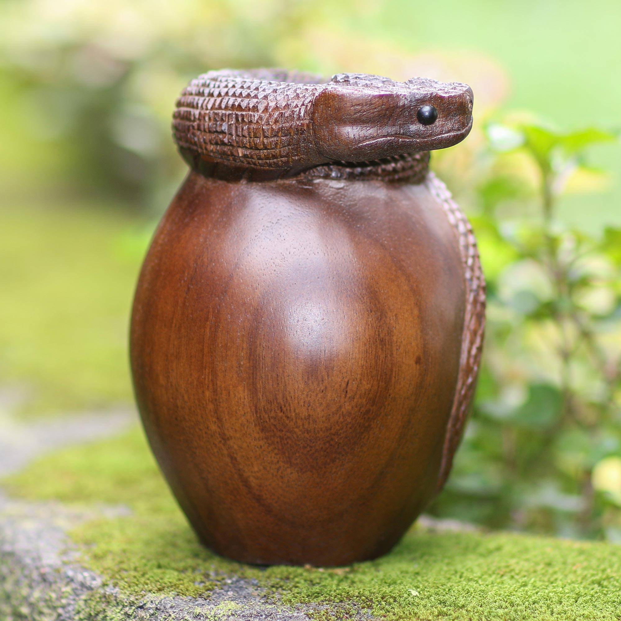 Arlmont & Co. Shedding Snake Statue | Wayfair