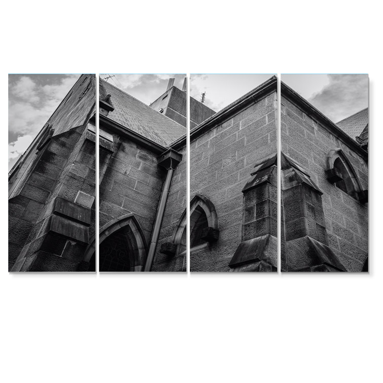 Bless international Gothic Architecture Building In Black And White ...