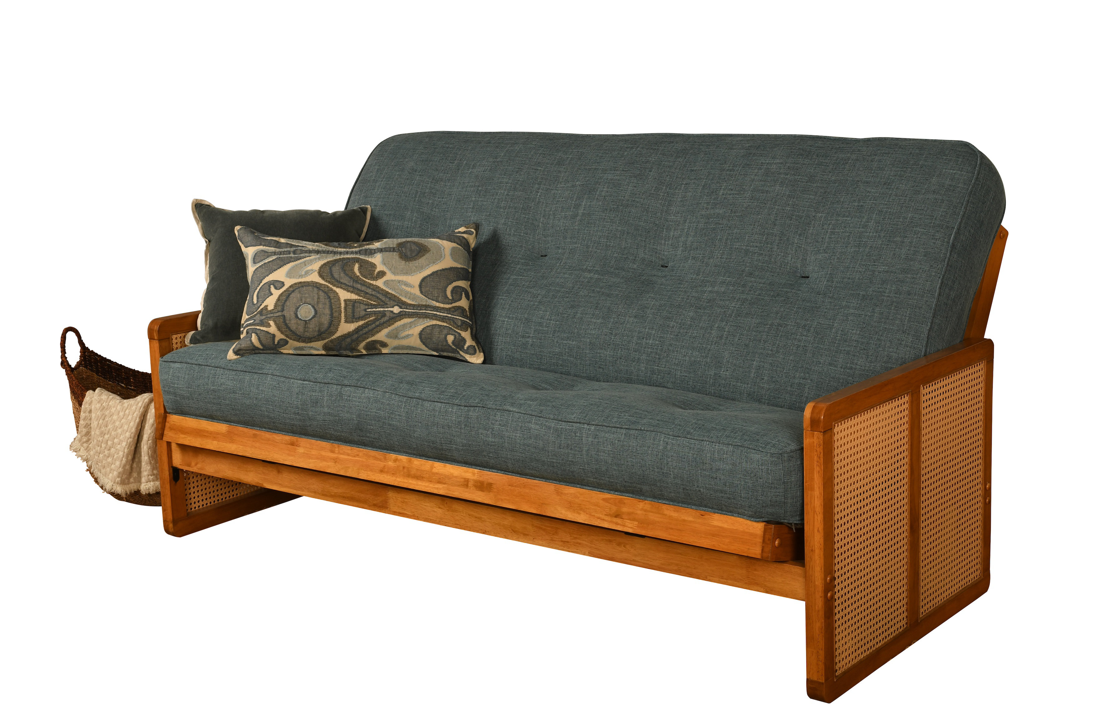 Bayou Breeze Bridyn Full-size Futon includes Mattress | Wayfair