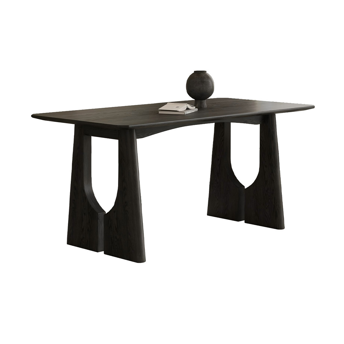 Wildon Home® Solid + Manufactured Wood black Dining Table - Wayfair Canada