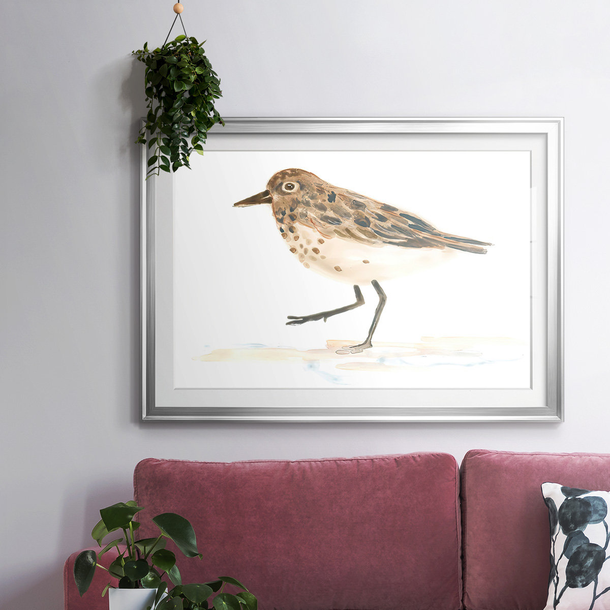 Winston Porter Pretty Piper IV-FramedFramed Print W Beveled Matt and ...