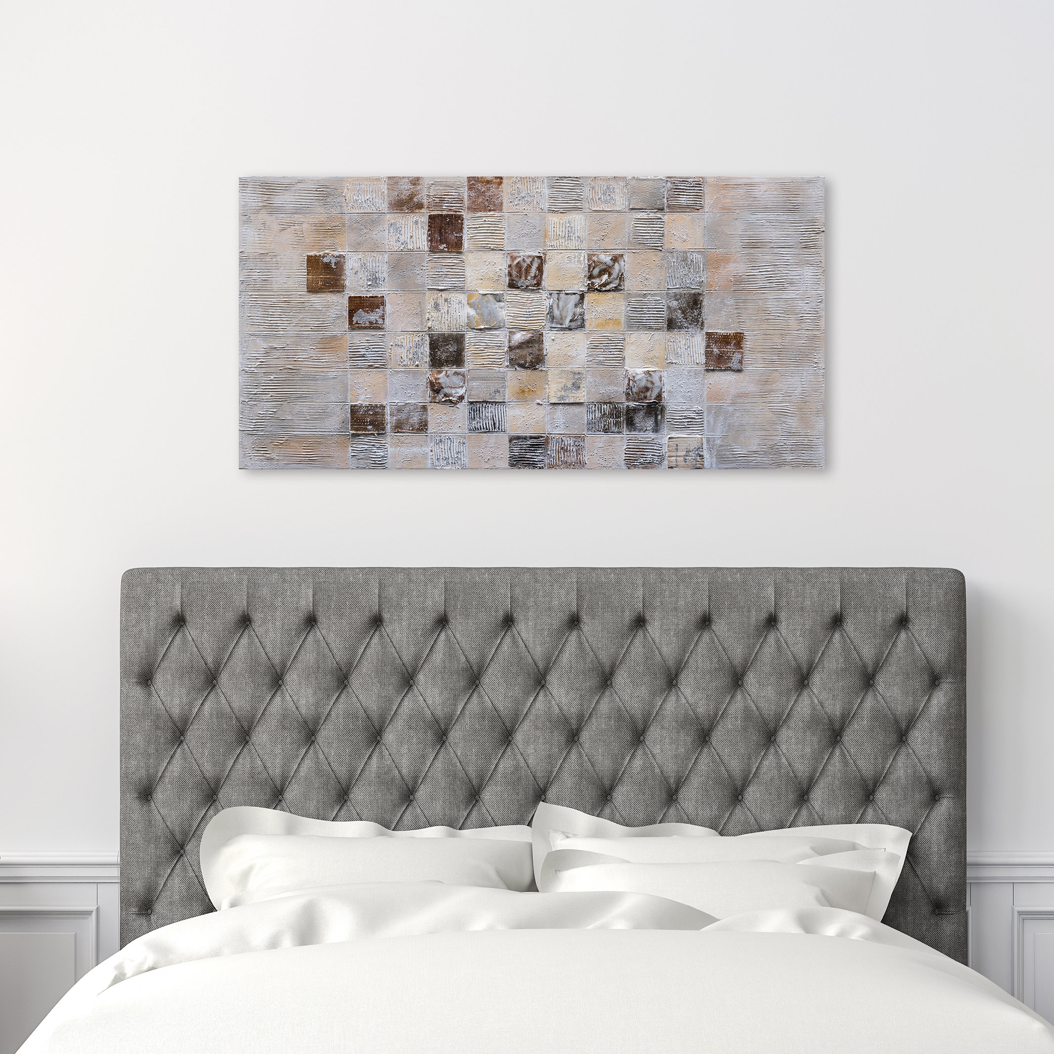 17 Stories Abstract Square - Wrapped Canvas Painting on - Wayfair Canada