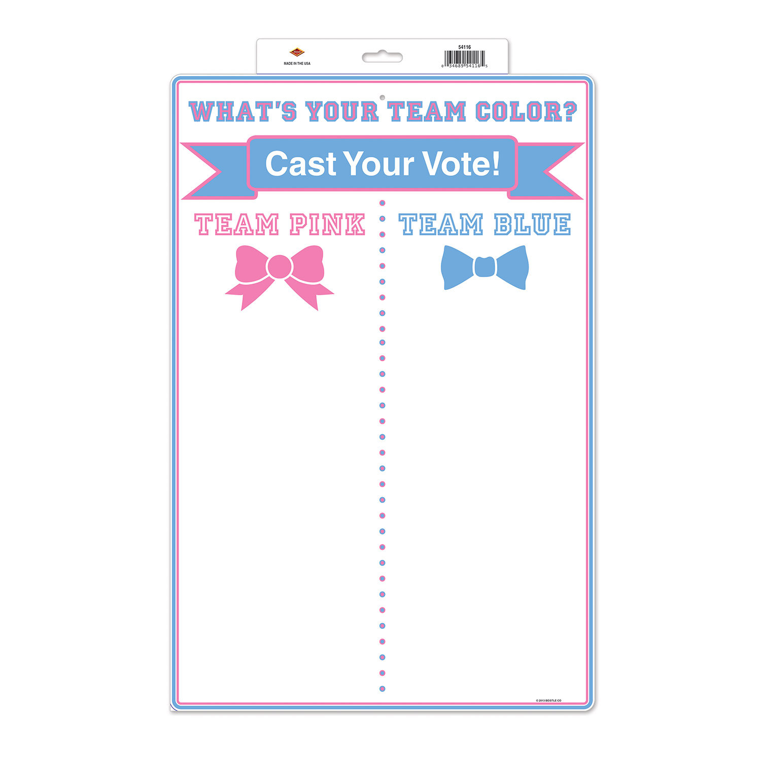 The Party Aisle™ Team Voting Tally Board - 20Â¼" x 13Â½" - Pack of 12 ...
