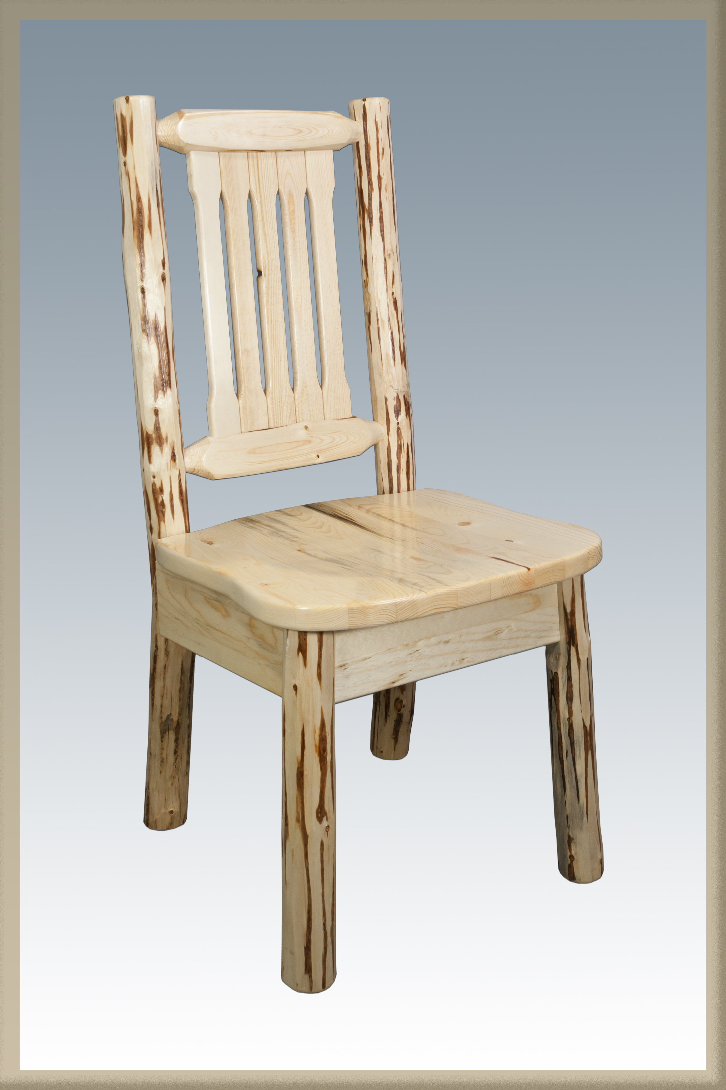 Loon Peak® Montana Collection Lodge Pole Pine Side Chair & Reviews ...