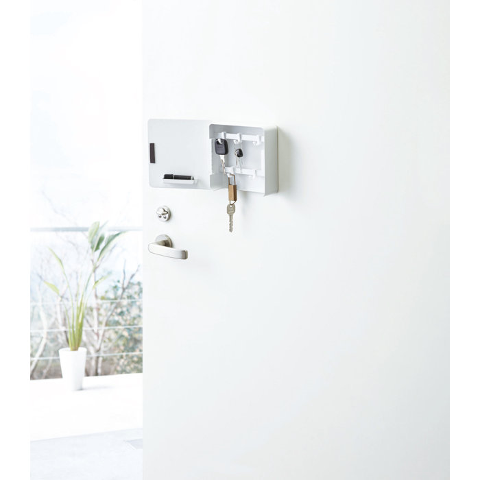 Yamazaki USA Yamazaki Home Square Magnetic Key Cabinet, Keychain Holder ...