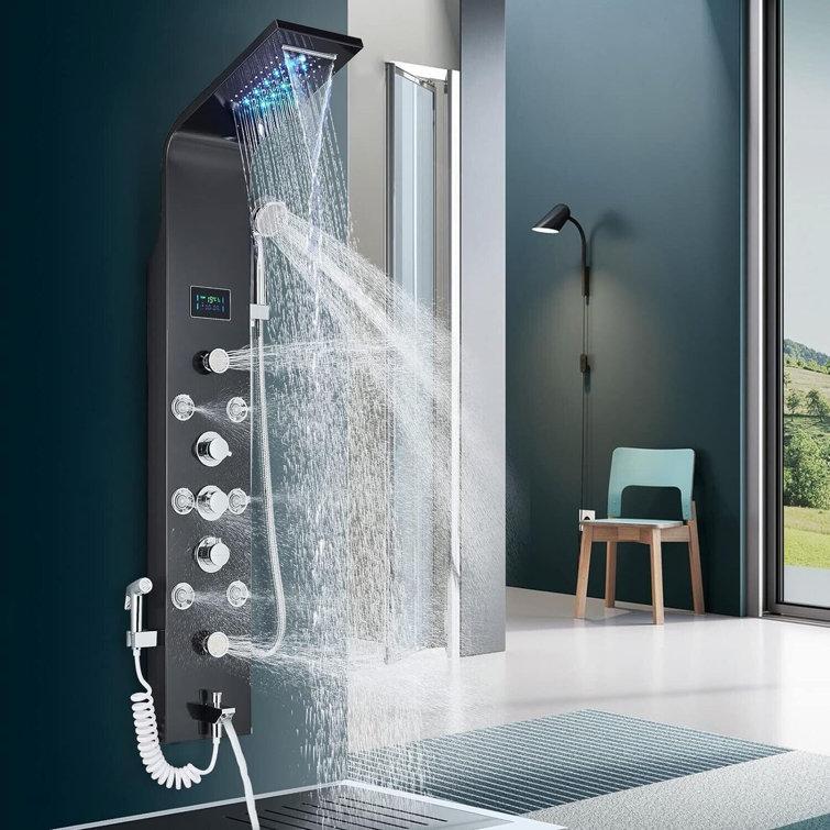 Belfry Bathroom Zetilla Shower Tower Panel & Reviews | Wayfair.ie