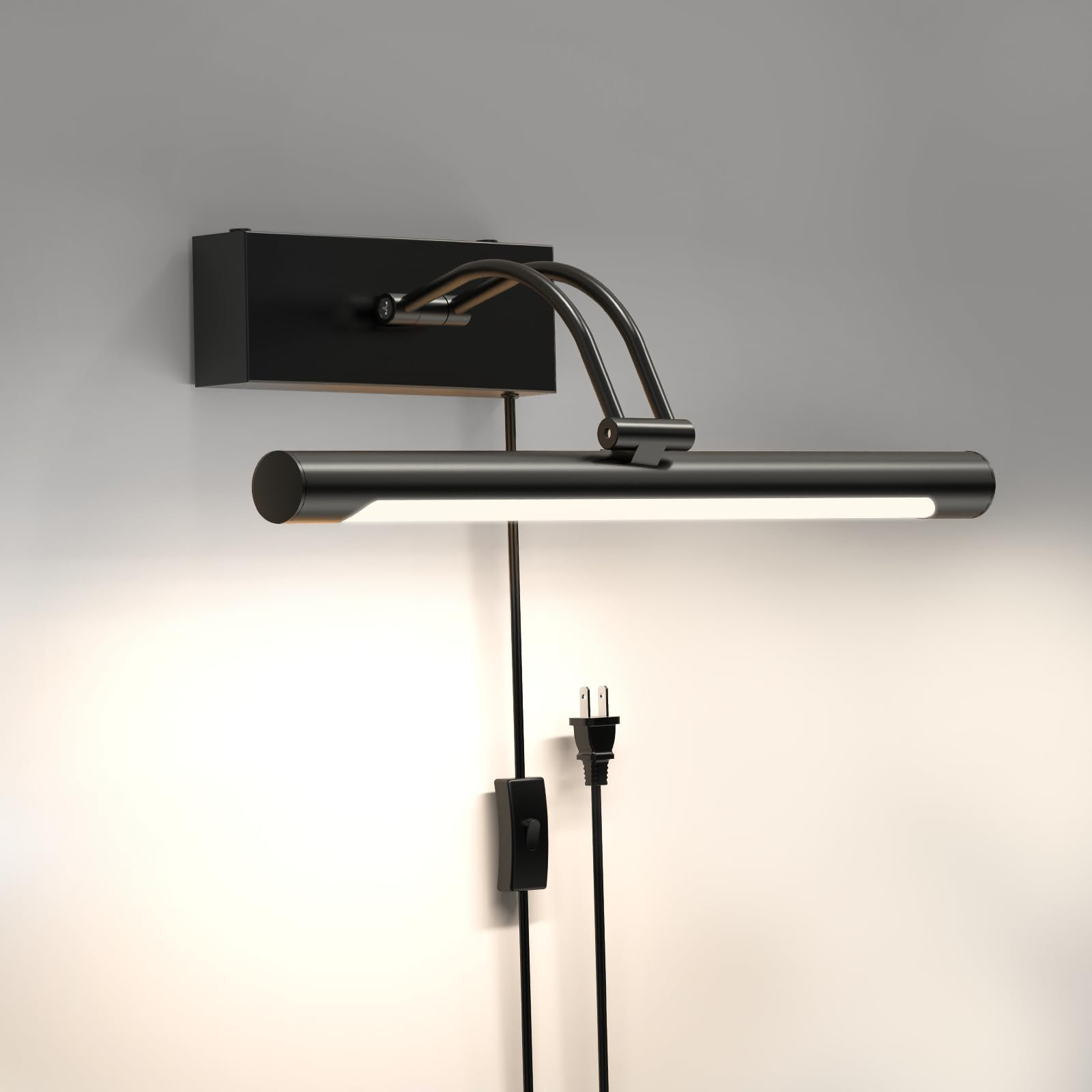 Ebern Designs Plug-In Picture Light For Wall - LED Art Light With On ...