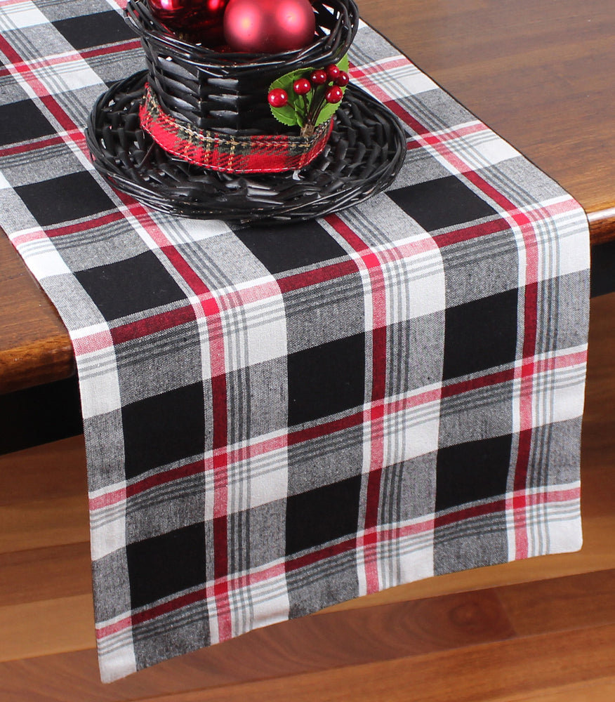 Gracie Oaks Darrence Runner Christmas Cotton Table Runnner | Wayfair