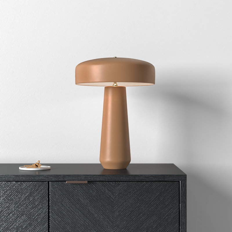 AllModern Percy Table Lamp - Adobe Finish | Wayfair