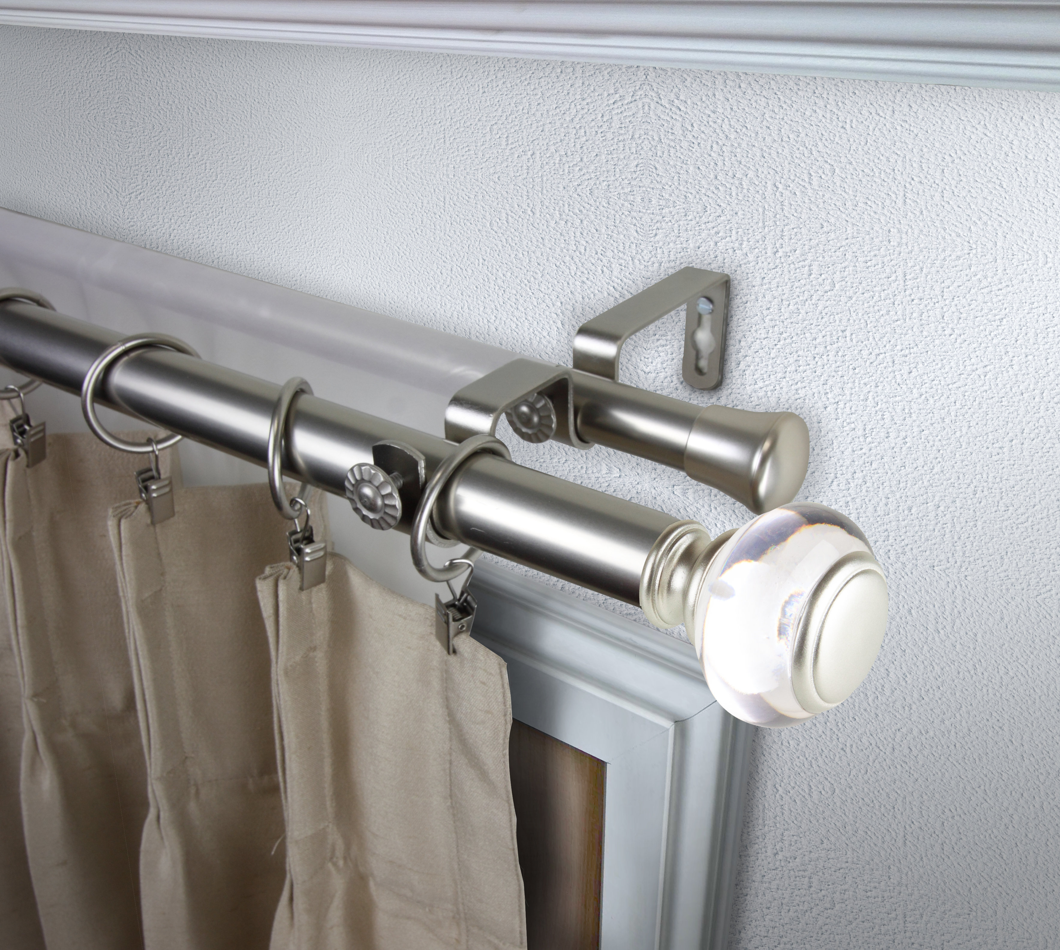 Red Barrel Studio® Ronda Double Curtain Rod | Wayfair