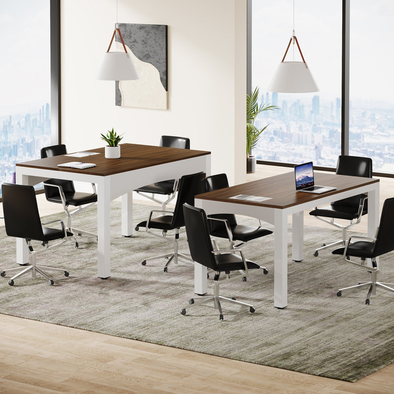 Inbox Zero 94.49 Inch 8Ft Extendable Conference Table | Wayfair