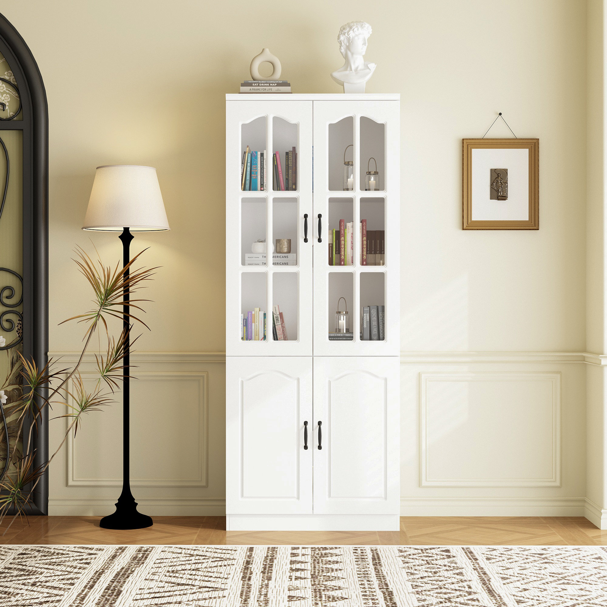 Red Barrel Studio Maille 78.7" H x 31.5" W Standard Bookcase - Wayfair ...