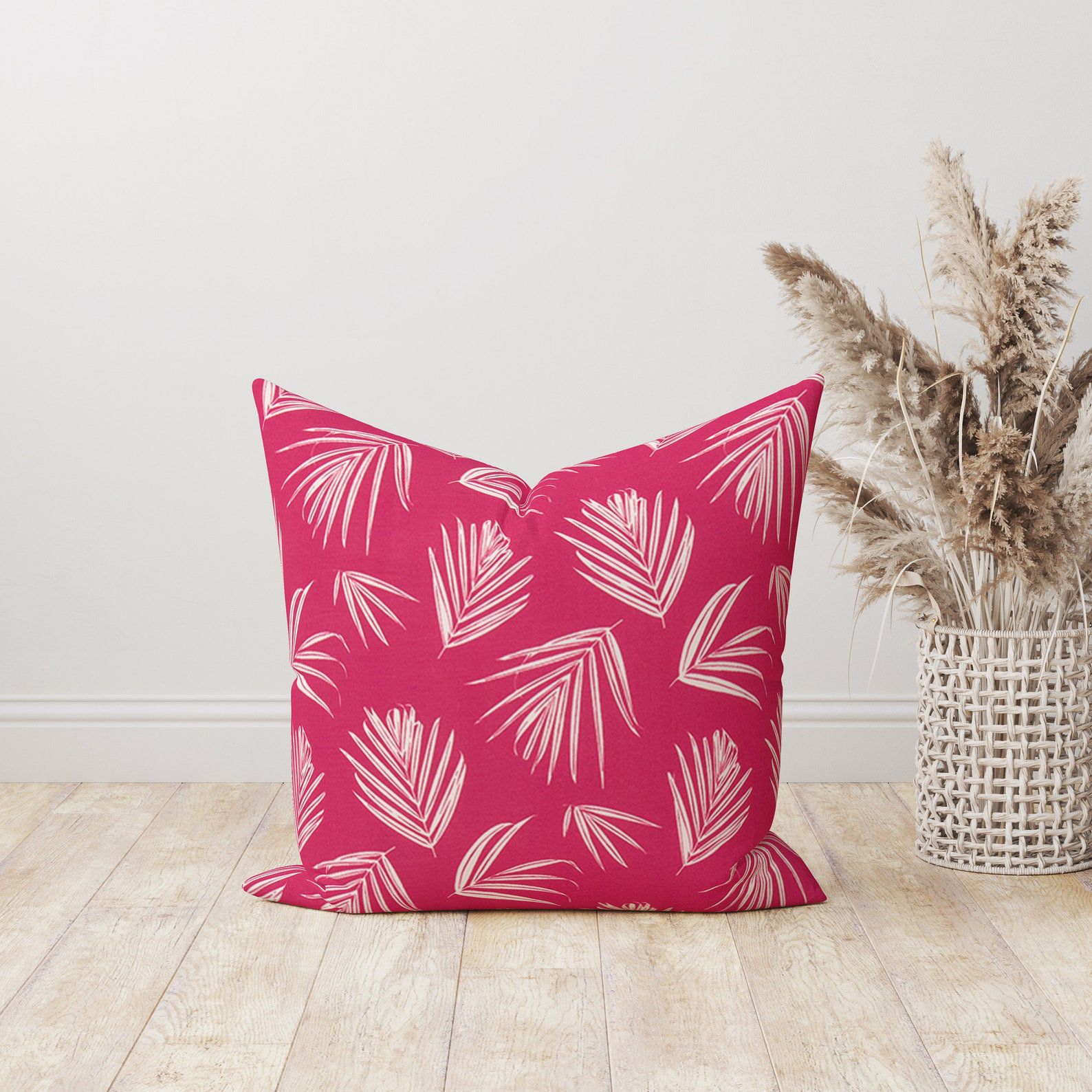 That Dutch Girl Palm Throw Pillow | Wayfair