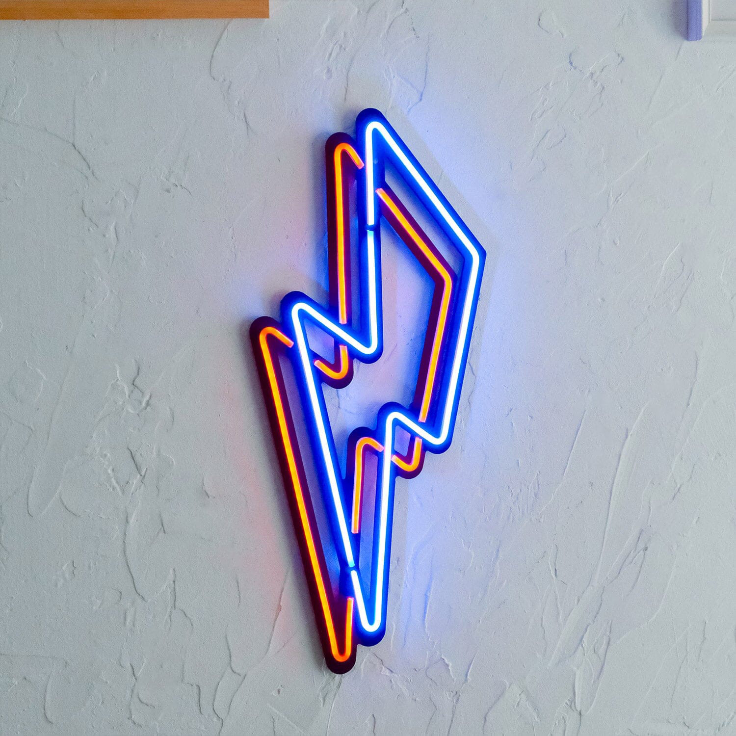 Trinx Flash Neon Sign Metal Neon Sign, Neon Sign, Neon Wall Art, Bright ...