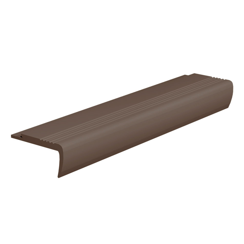 ROPPE Rubber 0.19" Thick x 108" Wide x 2.75" Length Stair Nose in Light ...