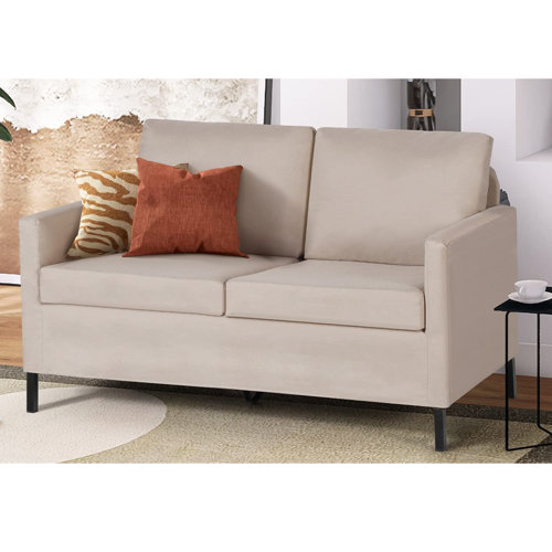 Hokku Designs Jimeny 50.78'' Upholstered Sofa & Reviews | Wayfair