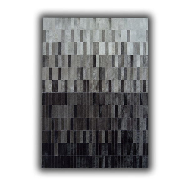 Union Rustic Jaylene Abstract Black/Grey Area Rug | Wayfair.co.uk