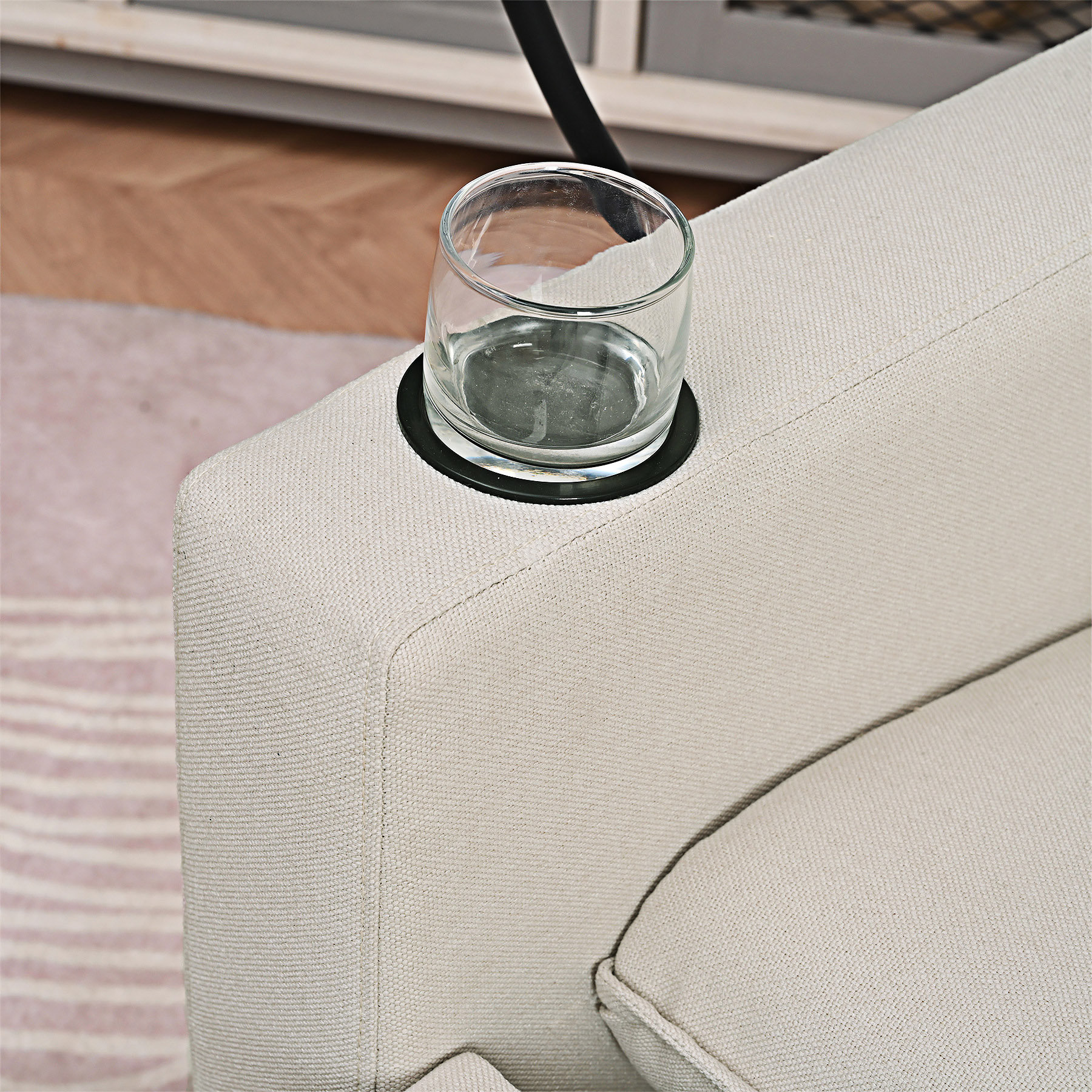 Winston Porter Modern Recliner Chairs with Mobile Phone Holder and Cup ...