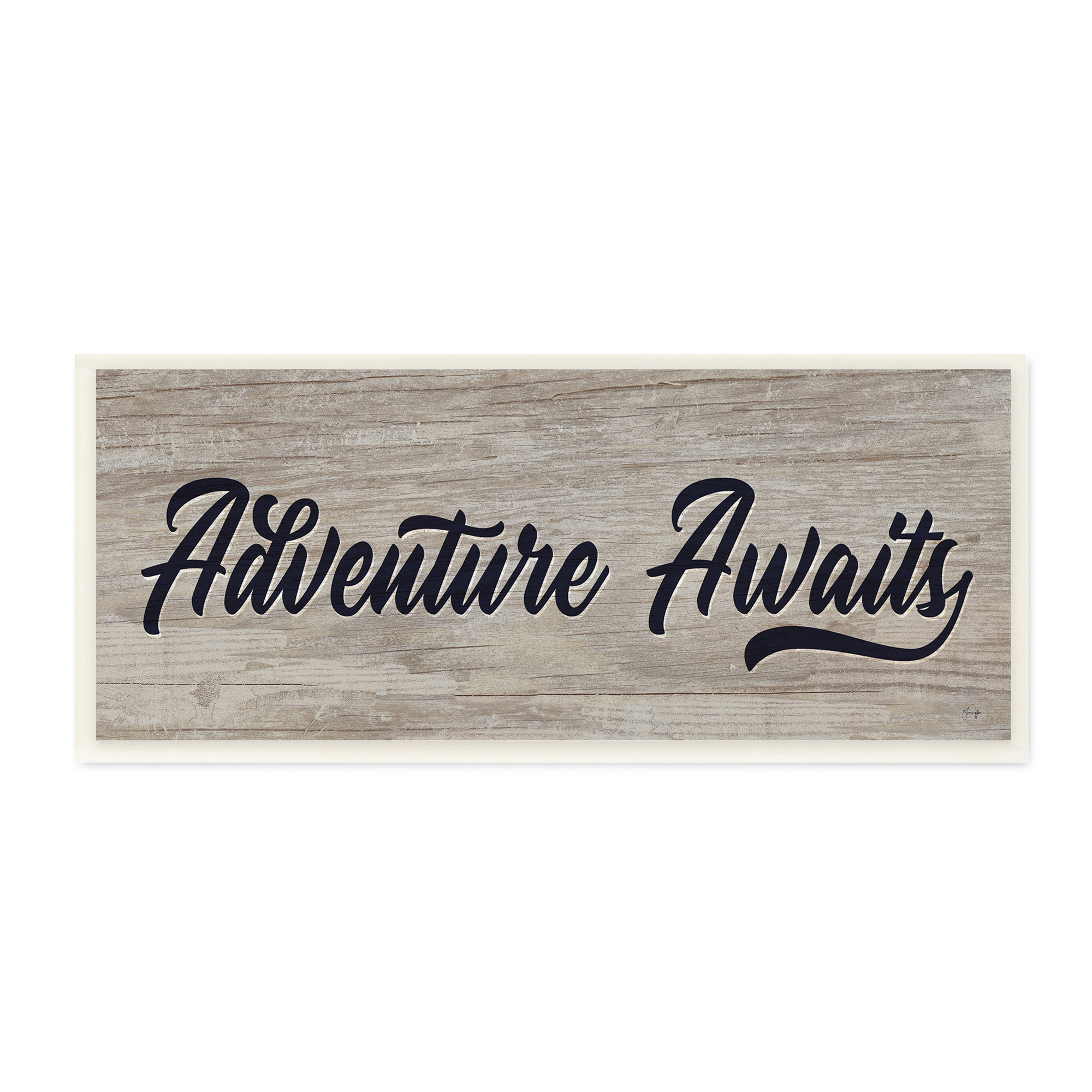 Stupell Industries «Adventure Awaits», impression sur plaque à motif de ...