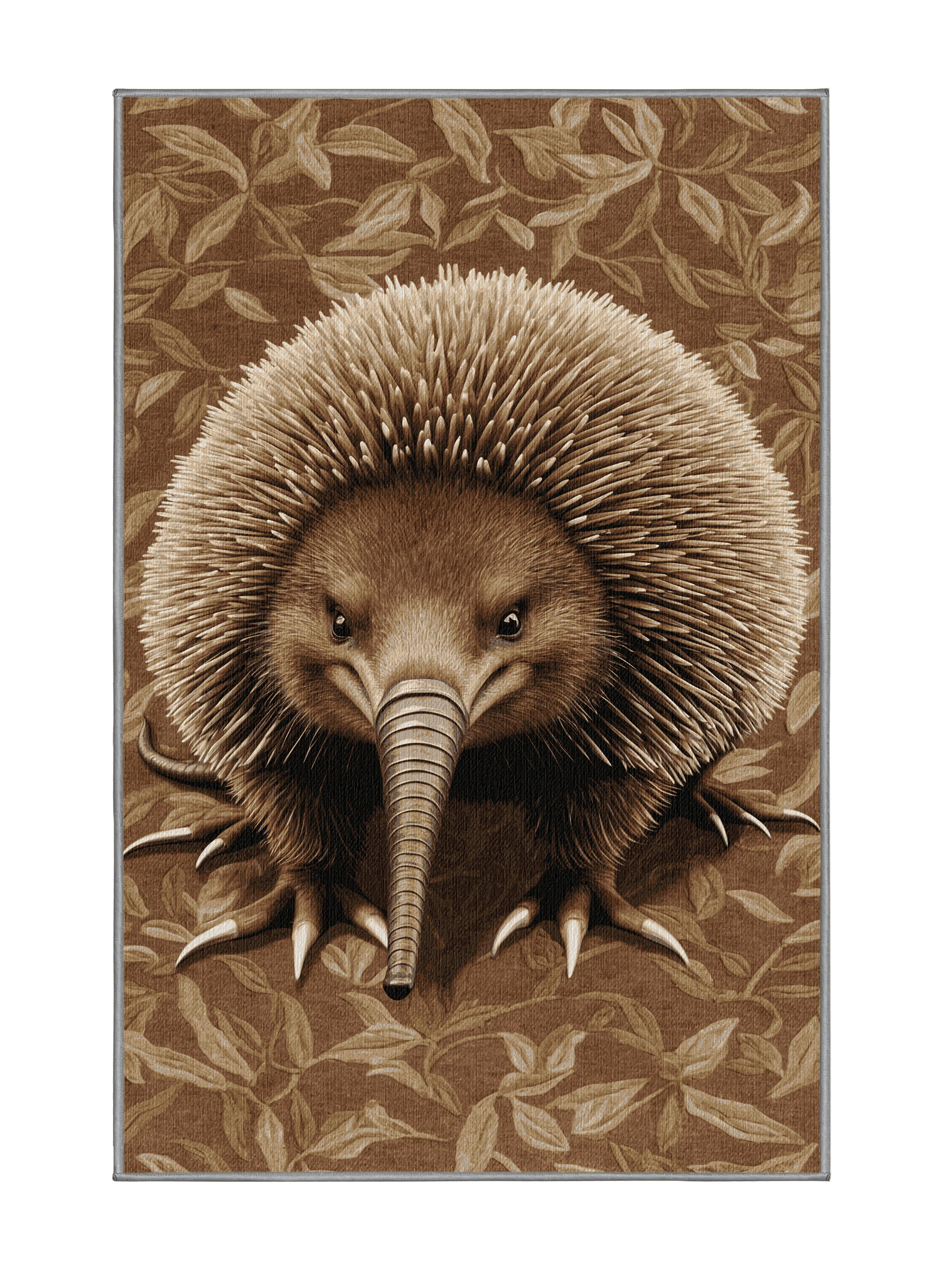 Hokku Designs Washable Echidna Wildlife Area Rug | Wayfair
