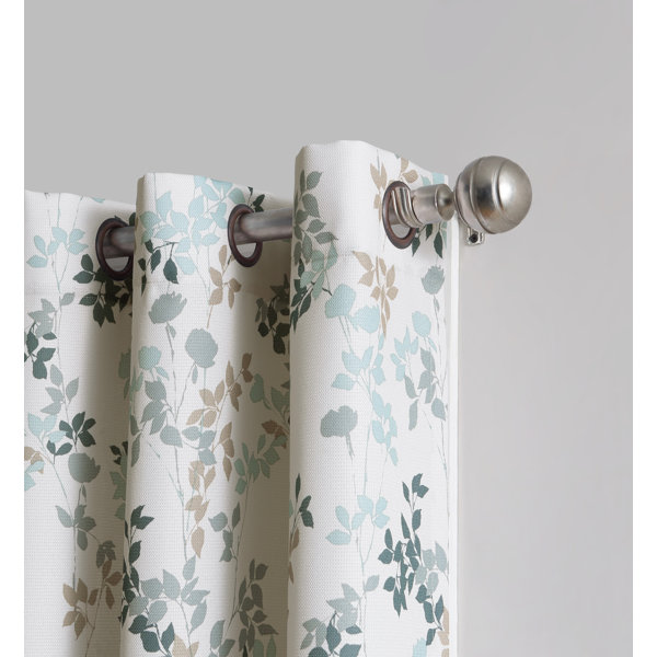 No. 918 Millennial Maraline Nature/Floral Room Darkening Grommet Single ...