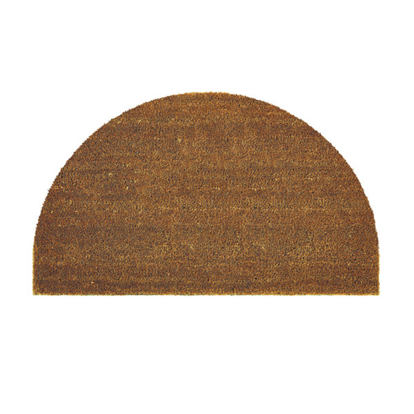 Half Moon Coir Doormat | Wayfair.co.uk