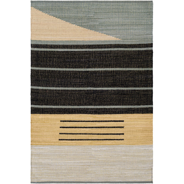 AllModern Avenue Cotton Striped Rug & Reviews | Wayfair